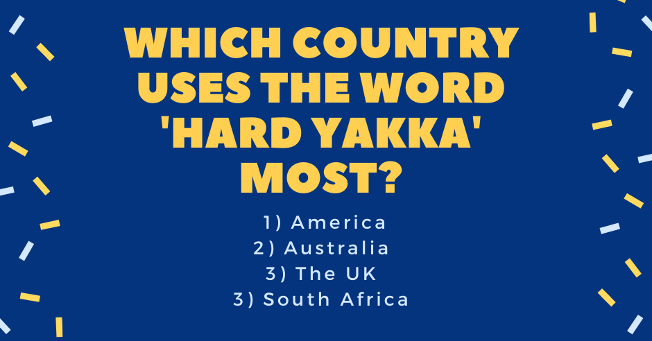 Can You Recognize Which Countries Use These Slang Words Most?